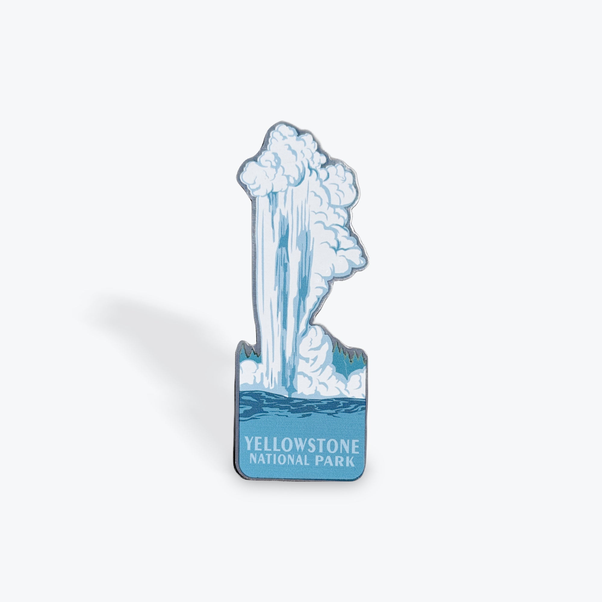 Old Faithful Die Cut Magnet | Yellowstone Forever
