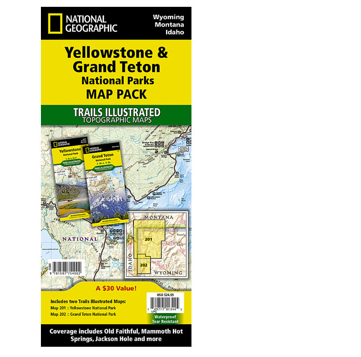 Nat Geo Yellowstone and Grand Teton Map Pack | Yellowstone Forever