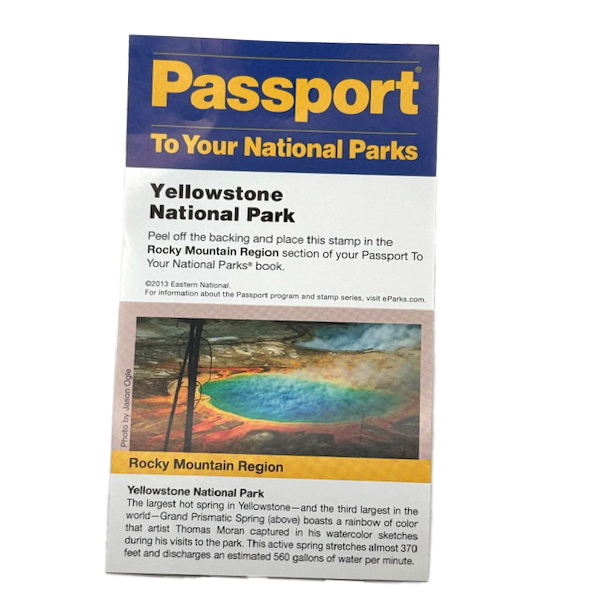 Grand Prismatic Passport Stamp | Yellowstone Forever