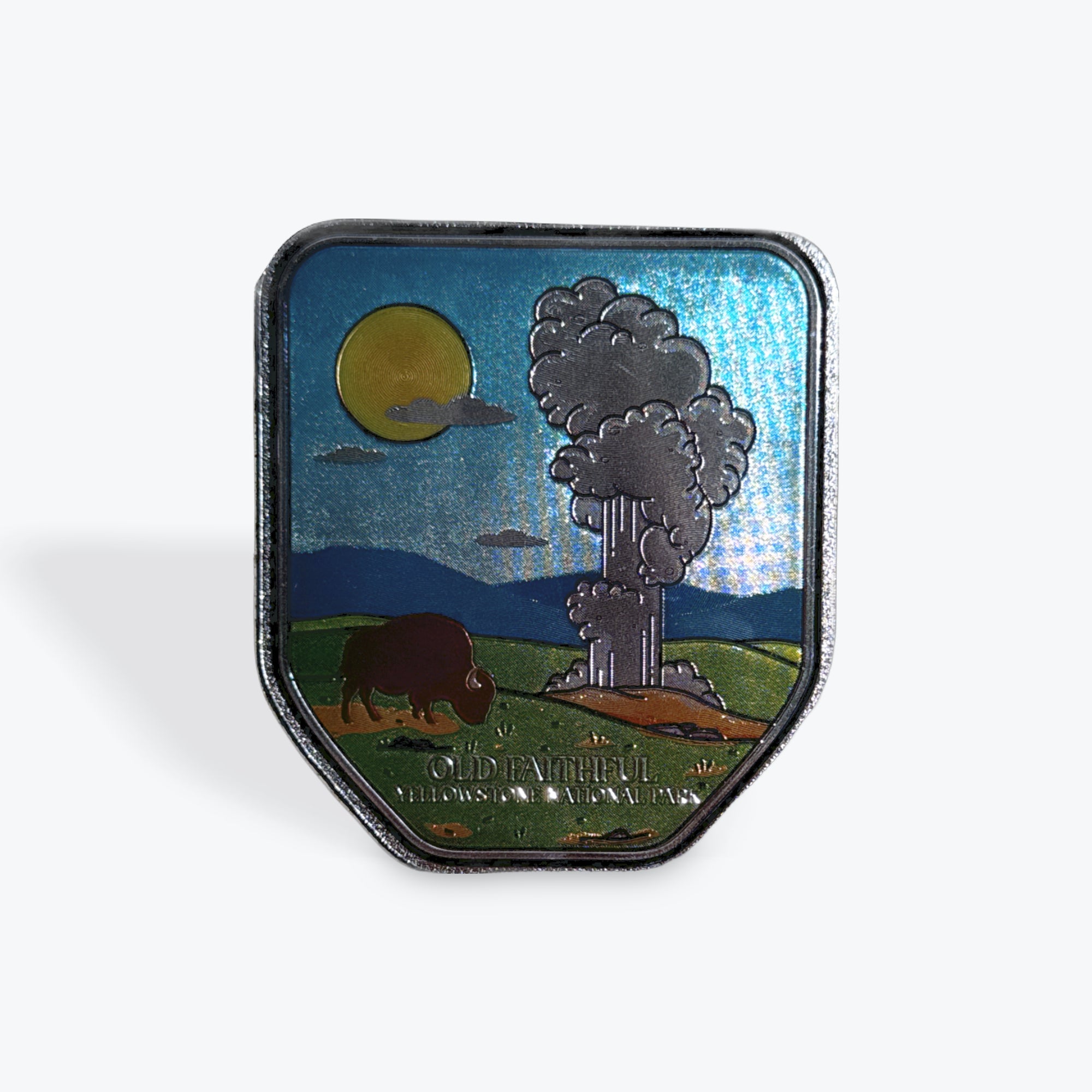 Old Faithful Foil Magnet | Yellowstone Forever