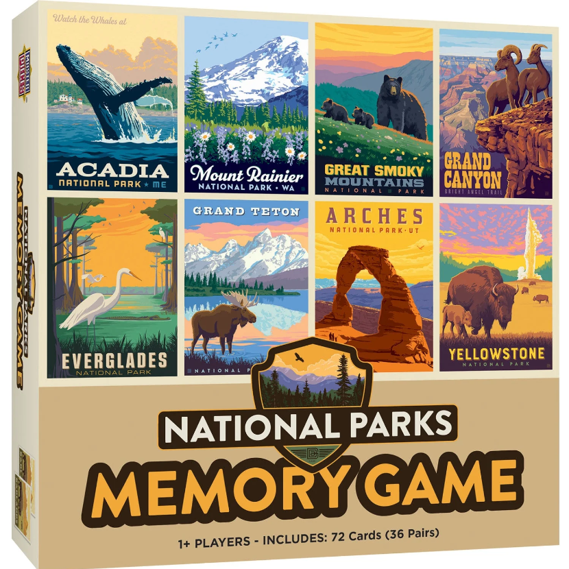 National Parks Memory Game | Yellowstone Forever