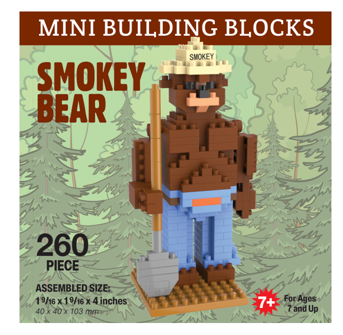 Smokey Bear Mini Building Blocks | Yellowstone Forever
