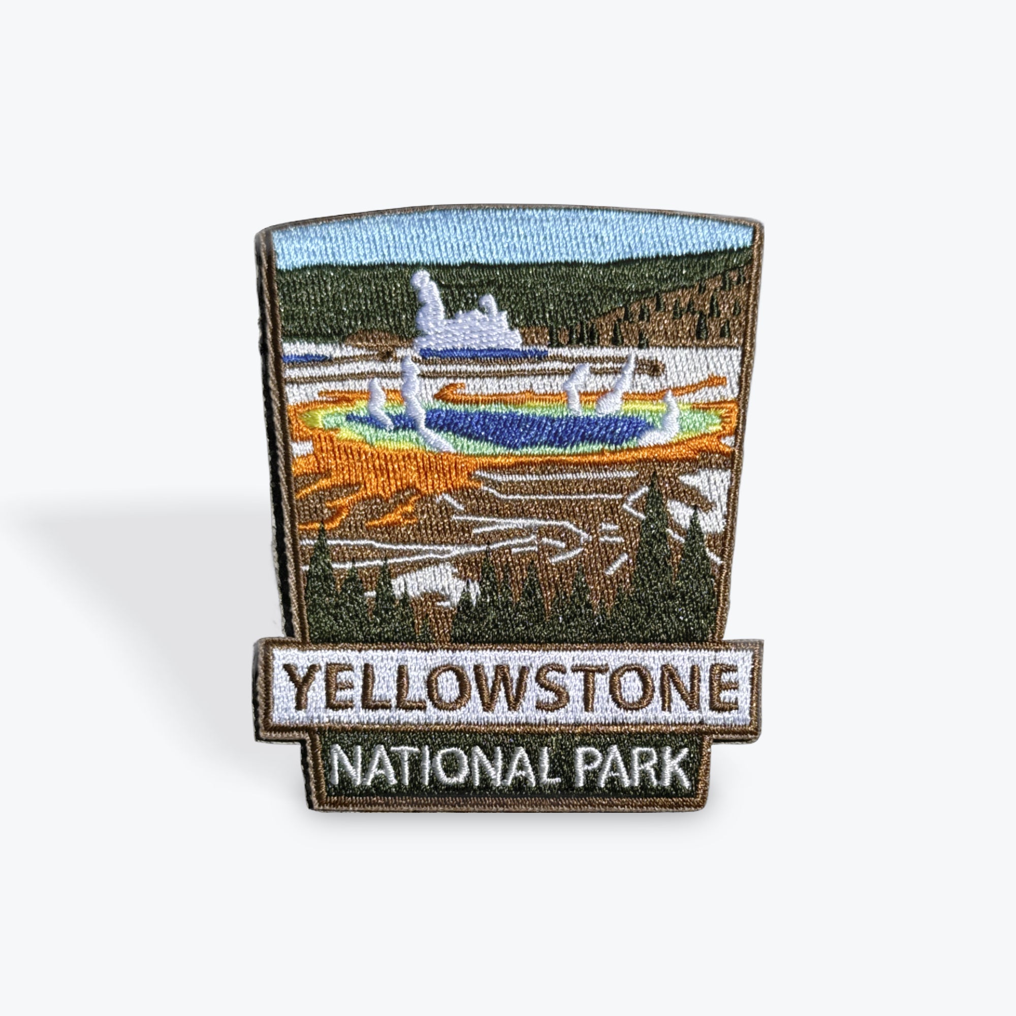 Grand Prismatic Patch Magnet | Yellowstone Forever