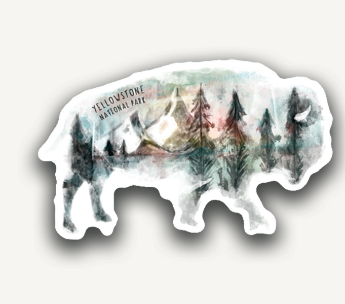 Roam Free Sticker | Yellowstone Forever