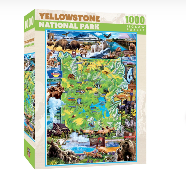 Puzzle- National Parks - Yellowstone 1000 pc | Yellowstone Forever
