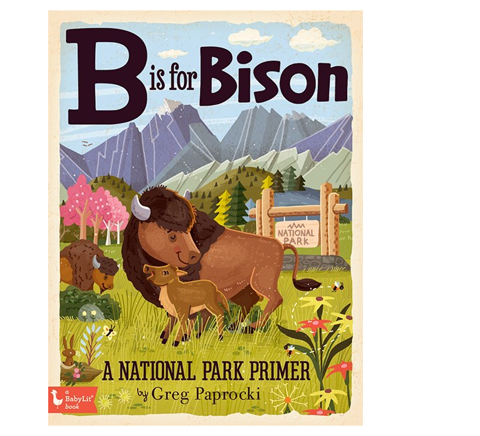 B is for Bison Board Book | Yellowstone Forever
