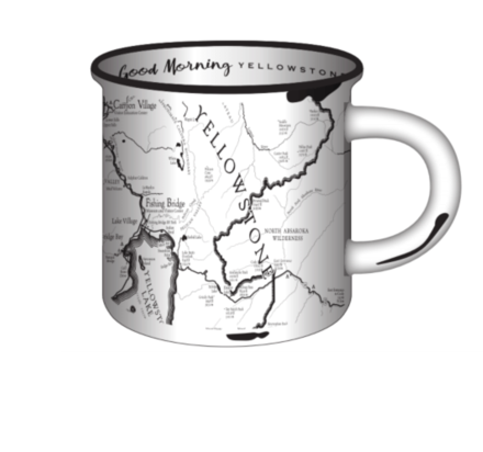 YNP Map Camp Mug | Yellowstone Forever