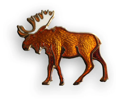 Moose Enamel Pin | Yellowstone Forever