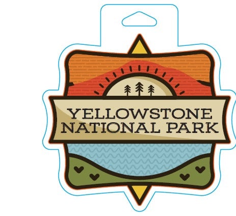 Sticker- Yellowstone Scenic Compass | Yellowstone Forever